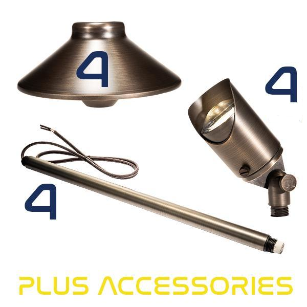 Total Light® Up Light and Path Light Combo #1 Complete Landscape Kit – Atlantic Lighting