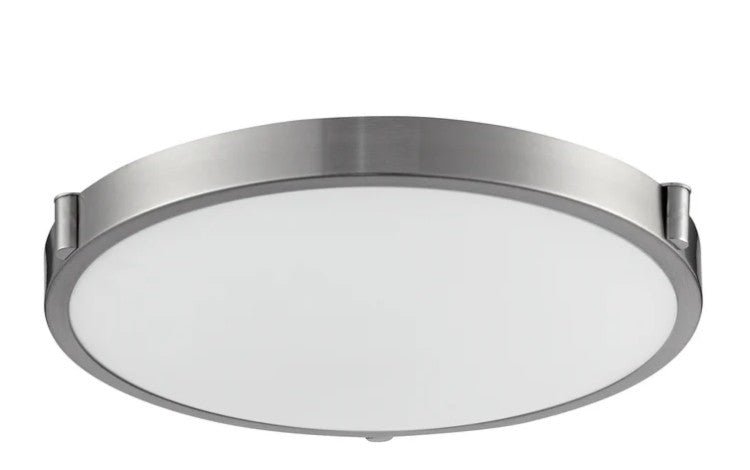 Floyd 17-in Brushed Nickel LED Flush Mount 501122-LED-5CCT – Atlantic ...