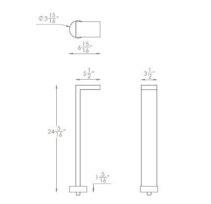 WAC COLORSCAPING PATH 23IN LEDGE AL RGBWW Black on Aluminum 6881-CSBK ...